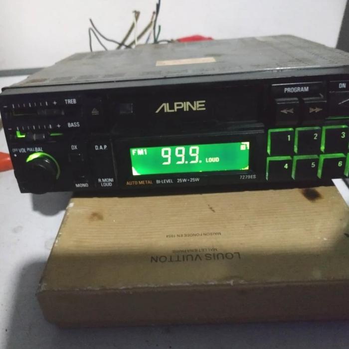 Jual radio kaset alpine 7279 th 80 an jadul - Kab. Bekasi - Toko Robot ...