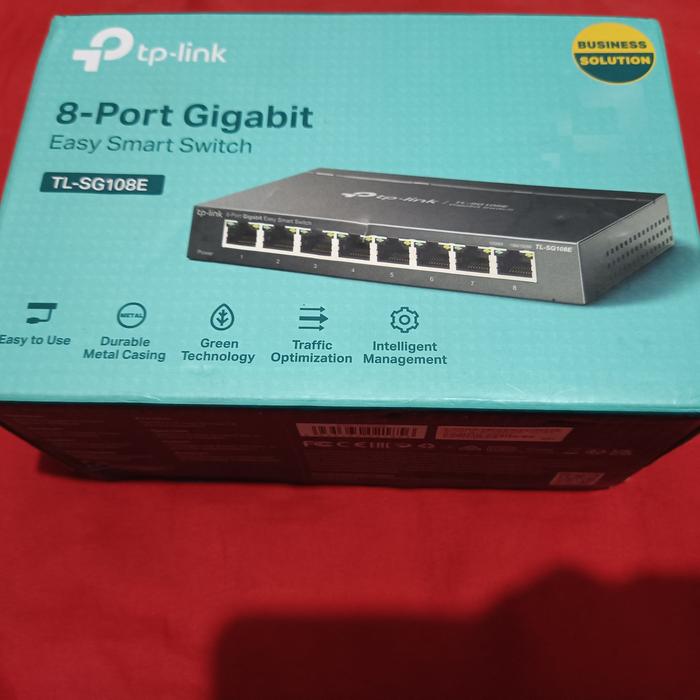 Jual TP-LINK TL-SG108E SWITCH MANAGABLE 8PORT - Kota Surabaya - sunlik ...