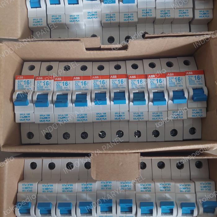 Jual MCB 1P 6A,10A,16A 1PHASE S191 KEPALA BIRU ABB - 6a - Jakarta Pusat - INDO KARYA PANEL ...