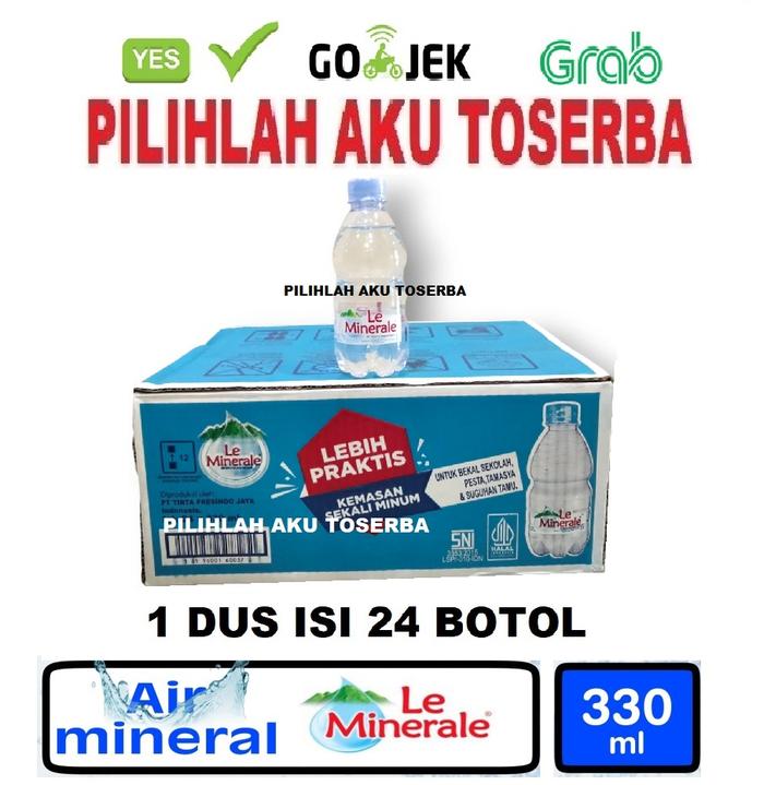 Jual Le Minerale Air Mineral Botol Mini Pet 330 ml - (HARGA 1 DUS ISI ...