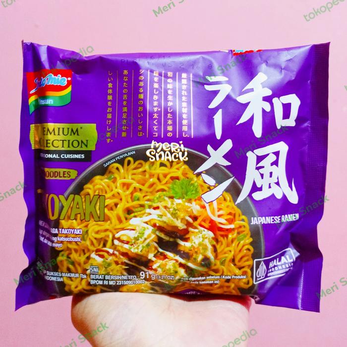 Jual Indomie Mi Instan Goreng Premium Takoyaki Japanese Ramen 91gr ...