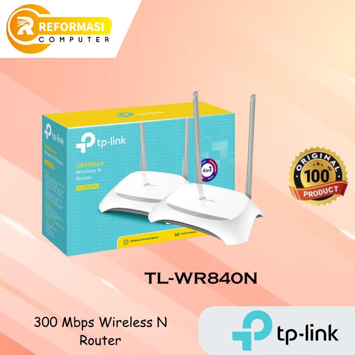 Jual TP-LINK TL-WR 840N 300MBps Wireless Router - Jakarta Barat ...