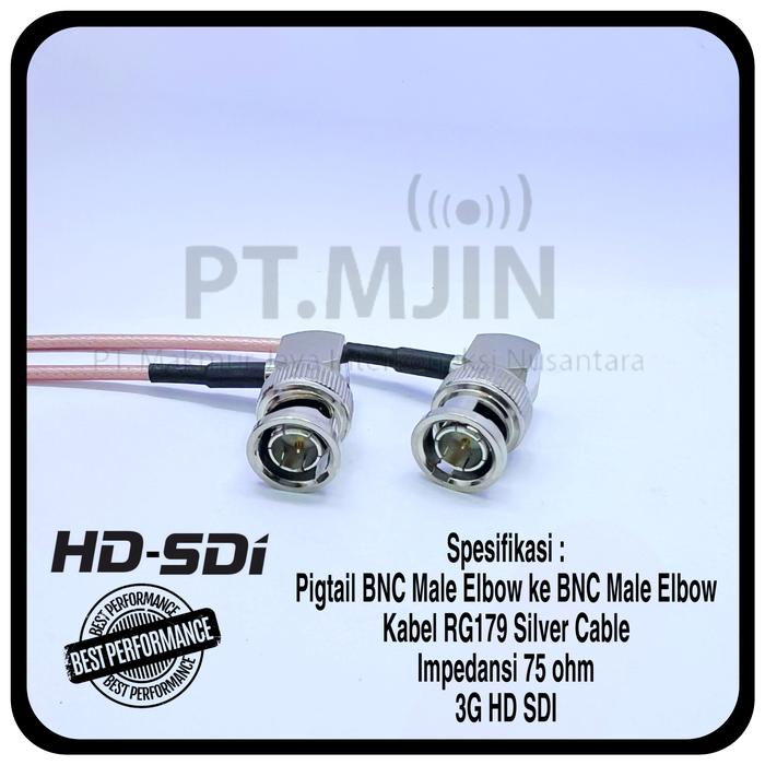 Jual Kabel Pigtail SDI BNC male ke BNC male Rg179 Panjang 50Cm - Jakarta Barat - PT.MJIN | Tokopedia