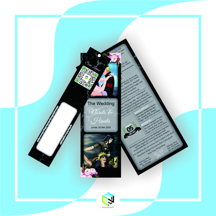Jual Undangan Pernikahan Hang Tag Isi 3 Lembar Naozi Printing NP124 ...