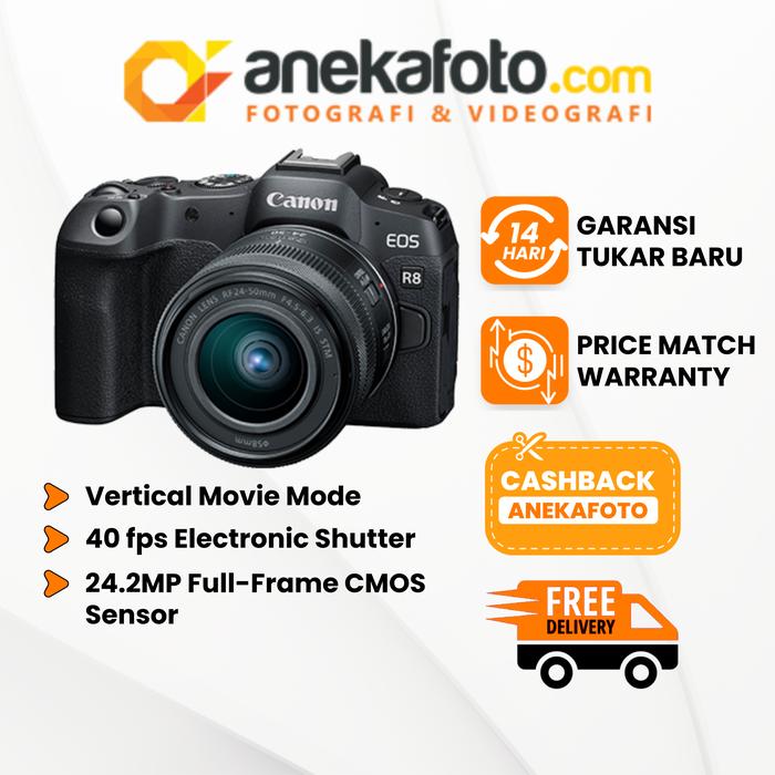 Promo Canon EOS R8 Kit RF 24-50mm IS STM Cicil 0% 3x - Jakarta Pusat ...