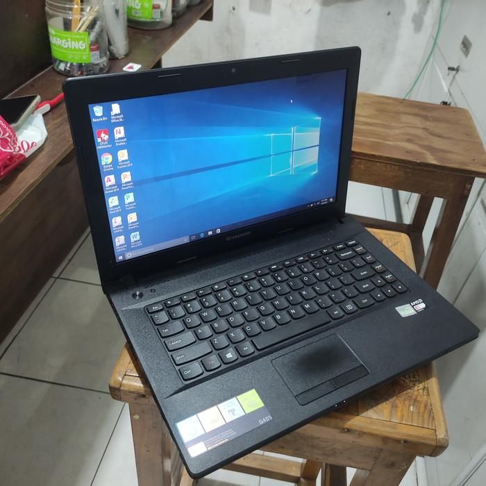 Jual Laptop Lenovo G405 Ram 4gb SSD 256gb AMD E1-2100 Siap pakai Like ...