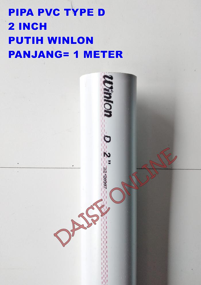 Jual PIPA PVC 2 INCH PANJANG 1 METER PUTIH WINLON - Kab. Sidoarjo ...