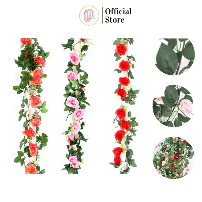 Jual Tanaman Hias Bunga Mawar Rambat Artificial Pajangan Dekorasi Rumah ...