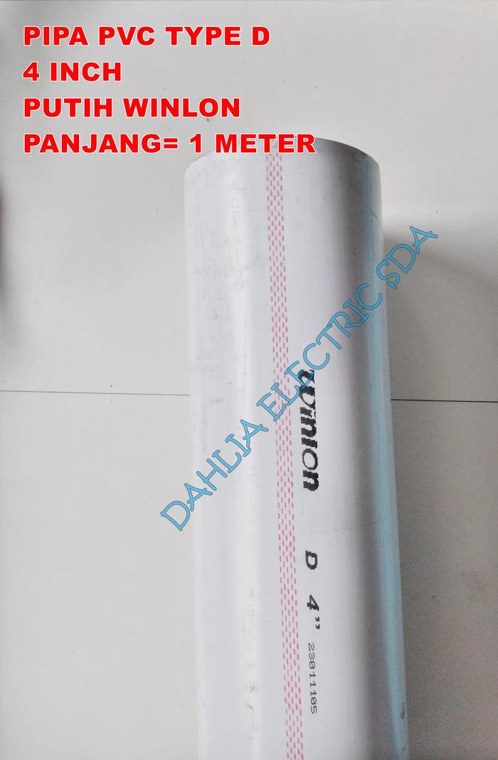Jual PIPA PVC 4 INCH PANJANG 1 METER PUTIH WINLON - Kab. Sidoarjo ...