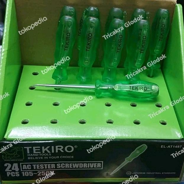 Jual tespen tekiro/ac tester screwdriver tekiro/tespen 220v - Jakarta ...