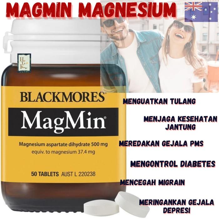 Jual blackmores magnesium muscle health magmin 50 tablets - Kota ...