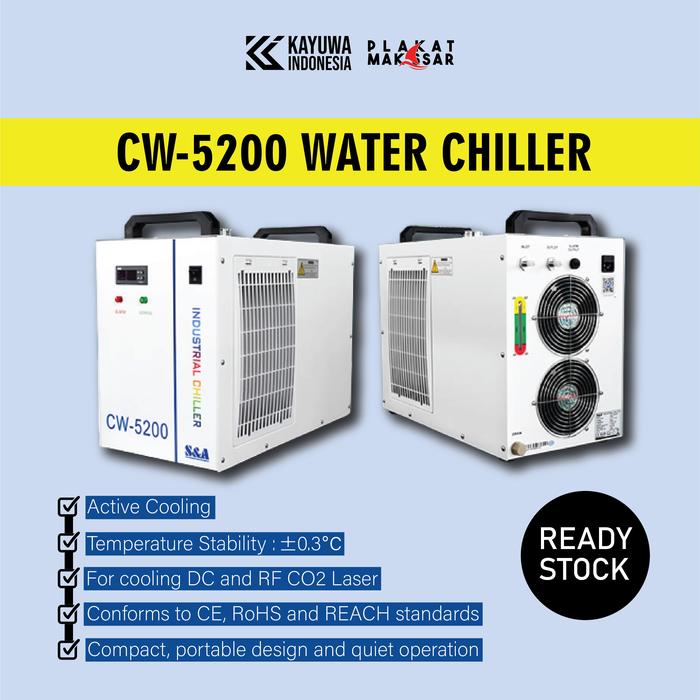 Jual Original Industrial Chiller CW5200 Merek S&A Mesin Laser CO2 ...