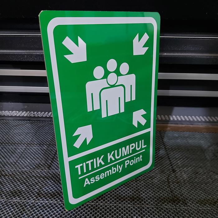 Jual Akrilik sign Titik Kumpul / Assembly Point 20x30 - Kab. Bogor ...