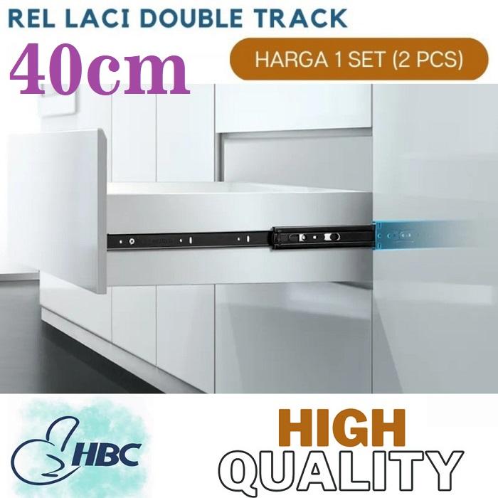 Jual Rel Laci Double Track 3508 Full Extension 40cm - High Quality ...