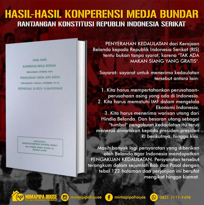 Jual Hasil Konferensi Meja Bundar (KMB) - Kota Cimahi - MimaPipa House ...