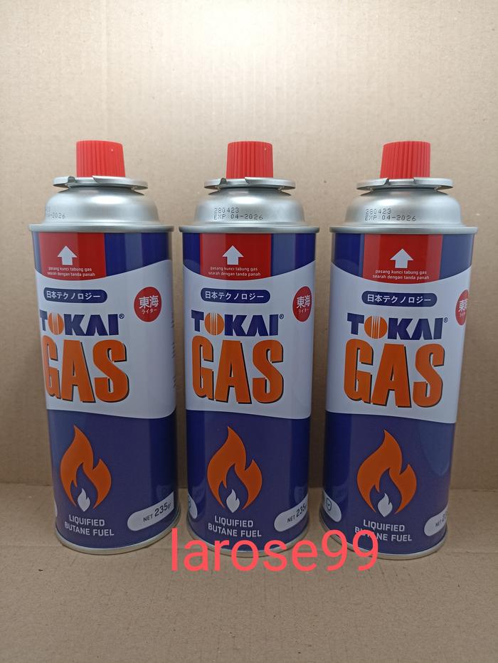 Jual Gas Portable TOKAI Gas Kaleng 235gr ORIGINAL Butane Gas - Jakarta ...