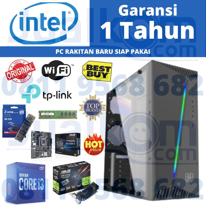 Jual Komputer PC Rakitan I3 10100F 8GB 256GB VGA 2GB Siap Pakai - Jakarta Pusat - Karya Citra ...