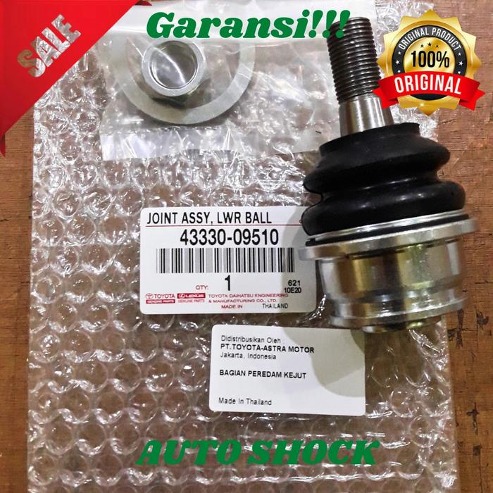Jual BALL JOINT BAWAH HILUX INNOVA FORTUNER 43330 09510 ORIGINAL ...