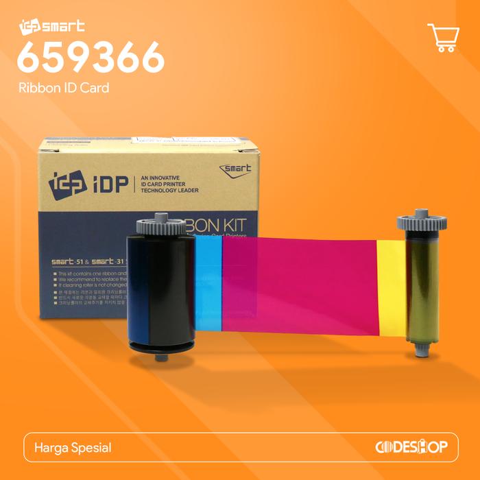 Promo IDP RIBBON KIT ID CARD PRINTER SMART 31s SMART 51s YMCKO Colour ...