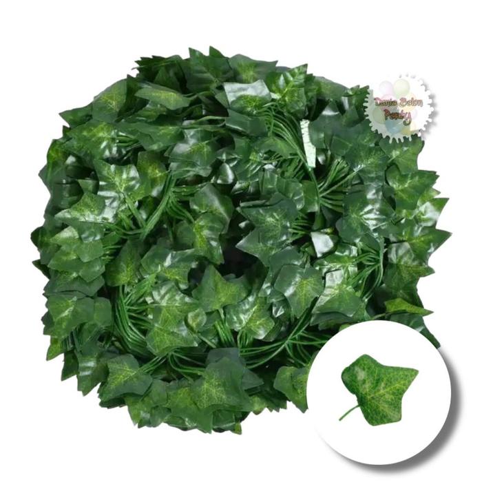 Jual Daun Rambat Plastik / Hiasan Dekorasi Dinding Daun IVY Artificial ...