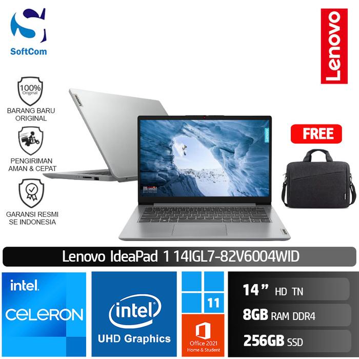 Jual Lenovo IP1 Slim 1i 4WID 4XID Intel N4020/8GB/256GB/14" HD/W11+OHS ...