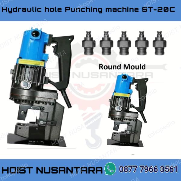 Jual hydraulic pelubang besi / hydraulic hole punching machine St-20c ...