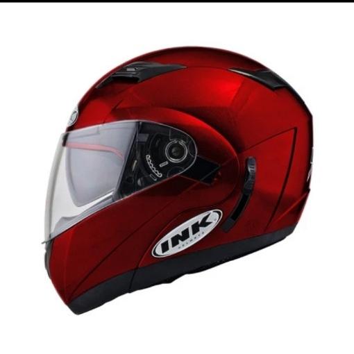 Jual Helm INK Adventure Merah Maroon Modular Flip Up Red Marun - Kota ...