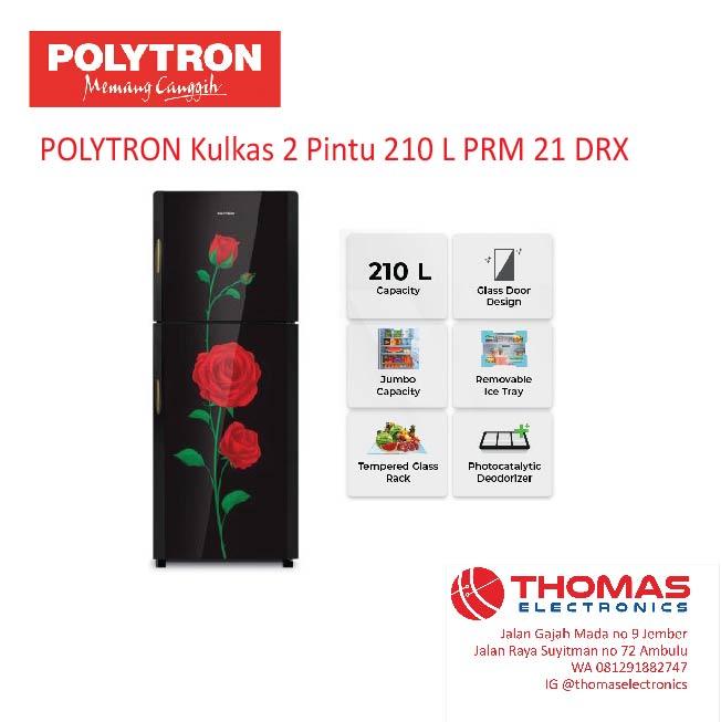 Jual POLYTRON Kulkas 2 Pintu 210 L PRM21DRX Belleza Varia PRM 21 DRX - Kab. Jember - Thomas ...