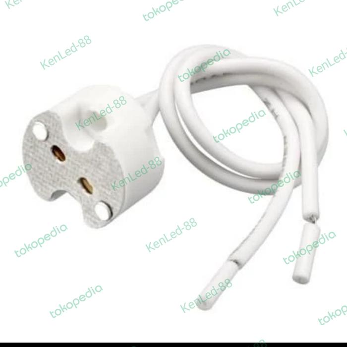 Jual Fiting Lampu Halogen Tusuk Fitting Mr16 Gu5.3 Socket Kaki Lampu ...