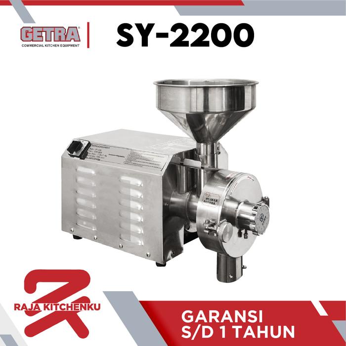 Jual GETRA S/S Disc Mill (Mesing Penepung) Khusus Kering SY-2200 / SY ...