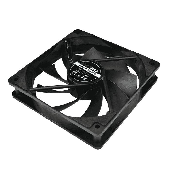 Jual Gamemax Fan Casing 12cm Black Silent Pro - Cooler Fan Black 12cm ...