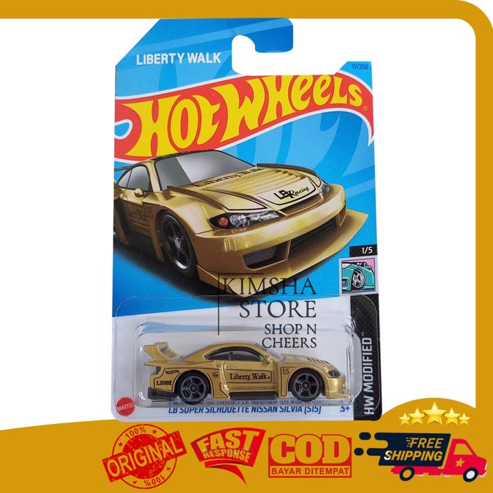 Promo Hot Wheels LB Super Silhouette Nissan Silvia (S15) Gold Ori ...