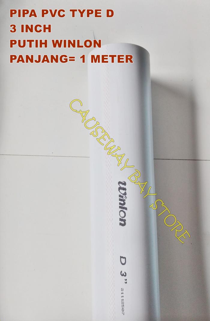 Jual PIPA PVC 3 INCH PANJANG 1 METER PUTIH WINLON - Kab. Sidoarjo ...