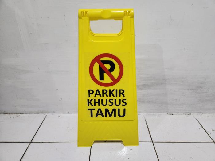 Jual Rambu DILARANG PARKIR Plang palang No parking Valet Hotel Ruko ...
