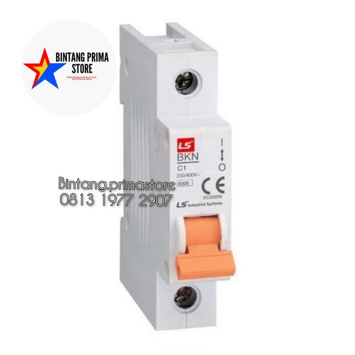 Jual MCB 1A - 32A 1P / 1 Phase BKN Series 6Ka merk LS Electric Korea - 20A - Jakarta Pusat ...