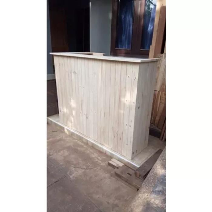 Jual Meja Bar / Meja Cafe / Meja Kasir Model L Kayu Jati Belanda ...