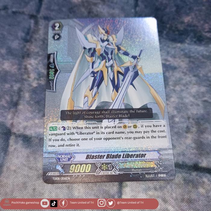 Jual Kartu Cardfight Vanguard ENG Blaster Blade Liberator - Jakarta Selatan - PochiYoko Game ...