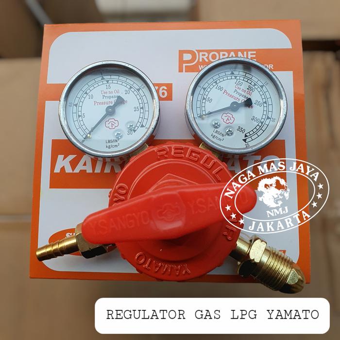 Jual REGULATOR LAS LPG YAMATO YR 76 / REGULATOR GAS LPG YAMATO YR76 50KG - Jakarta Barat - NAGA ...