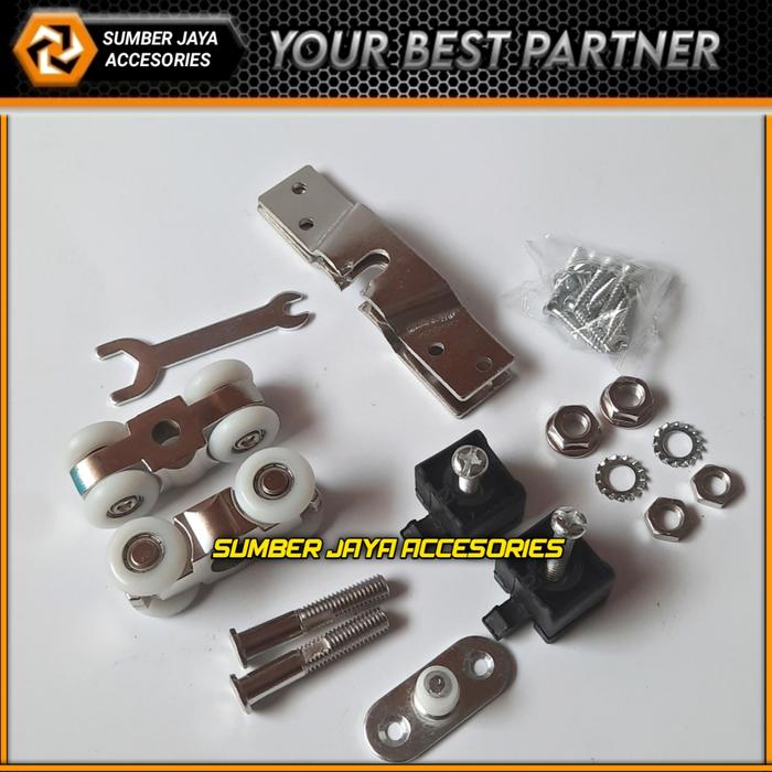 Jual RODA SLIDING ATAS BAWAH RODA PINTU SLIDING 4NWL PREMIUM RODA HUSKY ...