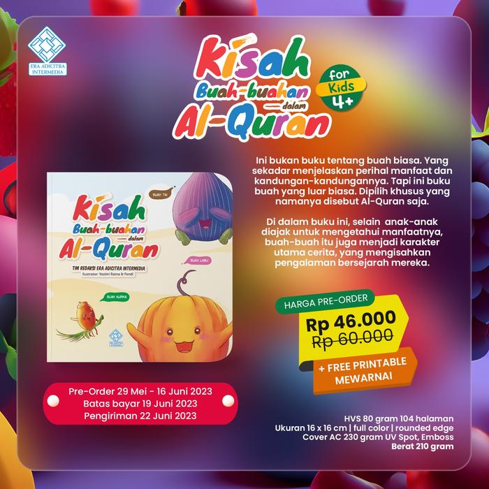 Jual Buku Kisah Buah Buahan Dalam Al Quran / Era Intermedia ORIGINAL ...