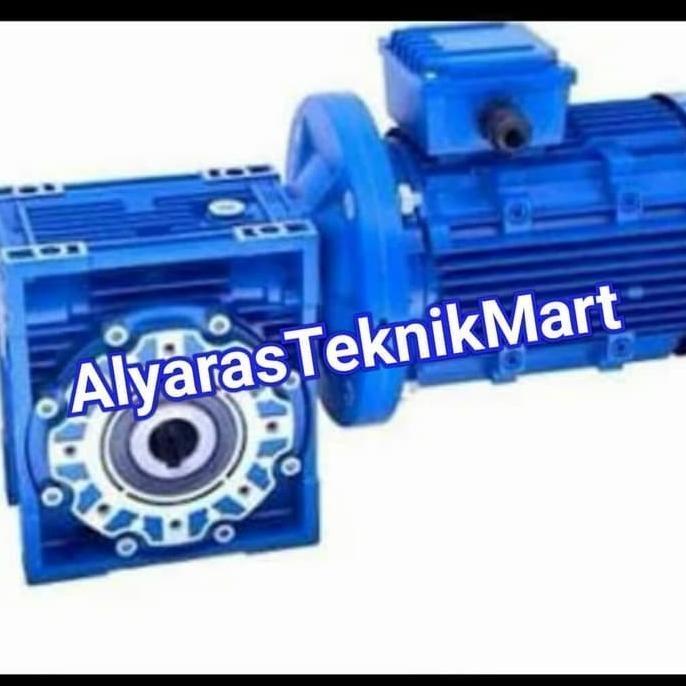 Jual Worm Gear Motor Nmrv 110 Ratio 1:30 - 100 1.1Kw 1,5Hp 380V 50Hz ...