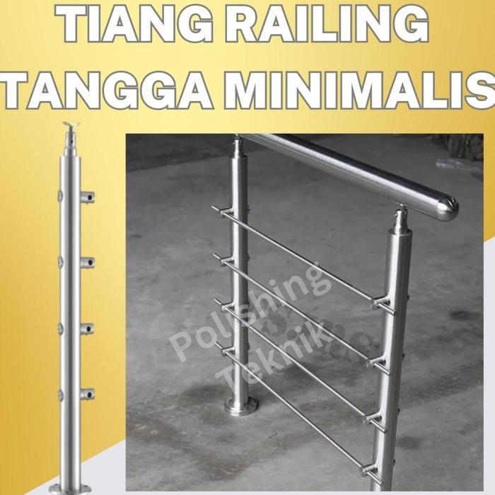 Jual Tiang Railing Tangga Minimalis Pipa - Jakarta Timur - Bangun Karya ...