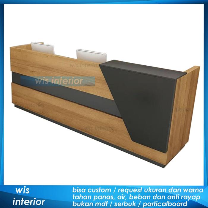 Jual MEJA RESEPSIONIS BESAR MODEL MINIMALIS - CUSTOM UKURAN - Kab ...