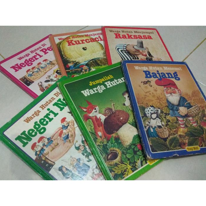 Jual 1 SET buku warga hutan tony wolf khazanah cerita sejagat tira ...