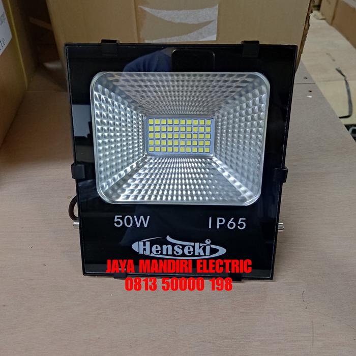 Jual LAMPU SOROT LED HENSEKI 50w PUTIH FLOOD LIGHT LED 50watt 50 watt - Jakarta Pusat - Jaya ...