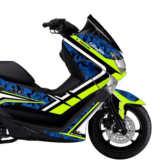Jual Sticker Stiker dekal Decal Full body Nmax Motif Helm KYT - Kota ...