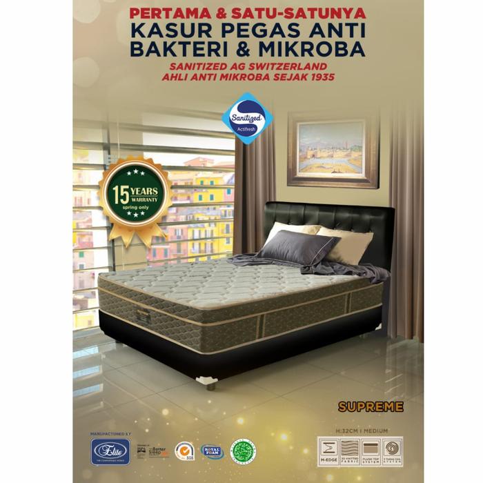 Jual Elite Spring Bed Supreme Plush Top 160 - Full Set - Kota Tangerang ...