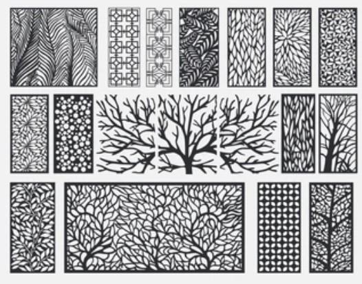 Jual Panel dinding dekoratif File Laser Cutting CNC Router Plasma DXF ...