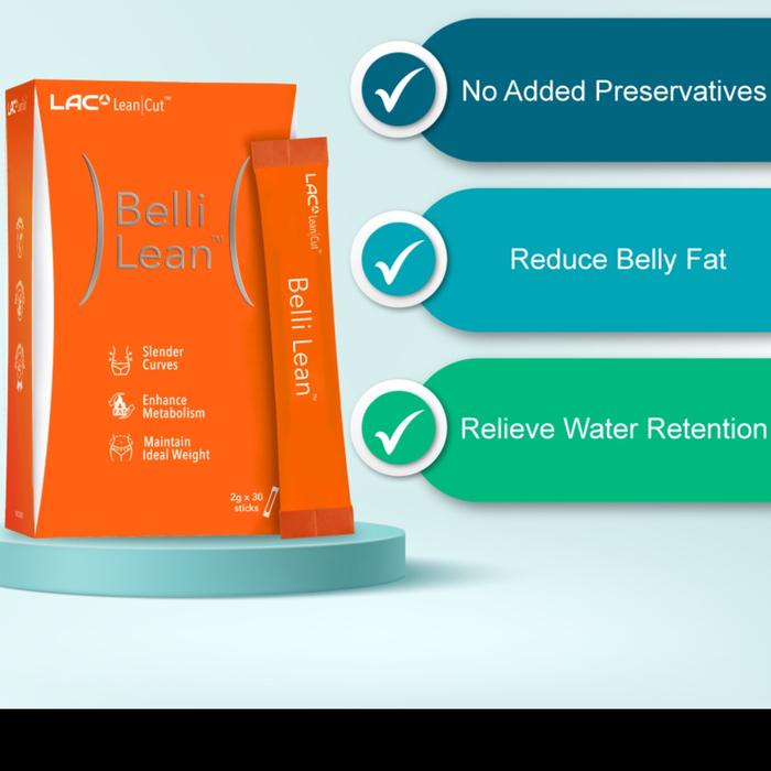 Jual LAC LEANCUT Belli Lean For Flatter Tummy - fat belly burner detox ...