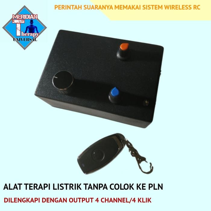 Jual Pertama dan Terbaru Alat terapi listrik wireless 4 Channel output ...